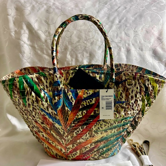 Brahmin | Bags | Brahmin Mira Botanical Melbourne Extra Large Tote ...